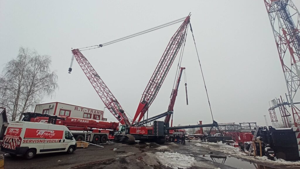 Liebherr LR 1300 SX Derrick - RT Trans